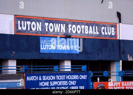 General view of Kenilworth Road, home of Luton Town, ahead of the EFL ...