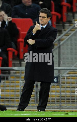 Fabio Capello, England manager Stock Photo - Alamy
