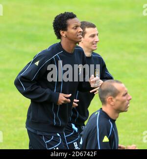 Manchester City's Jo during the training session at Carrington Training ...