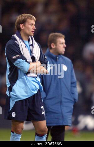 Bolton Wanderers goalkeeper Jussi Jaaskelainen reacts during the match ...
