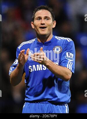 Chelsea's Didier Drogba celebrates after scoring the opening goal of ...