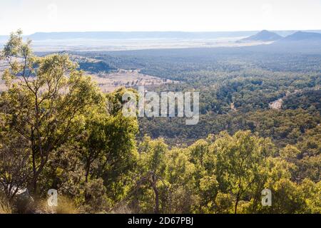 Arcadia Valley from Lonesome Lookout near Injune, Central Queensland ...
