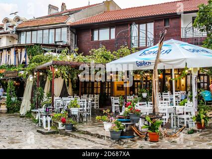 The Bulgarian town of Nessebar on the Black Sea coast a World Heritage ...