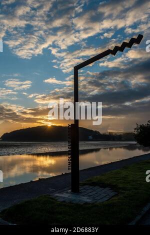Timoleague, West Cork, Ireland. 15th May, 2020. Local man Michael ...