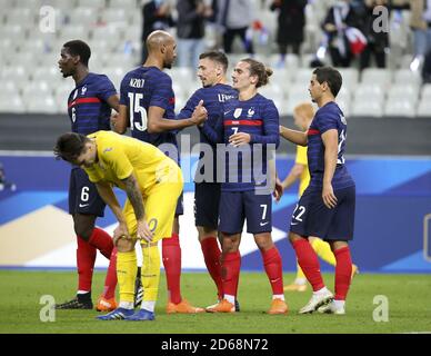Fans of France during the International Friendly rugby match between ...