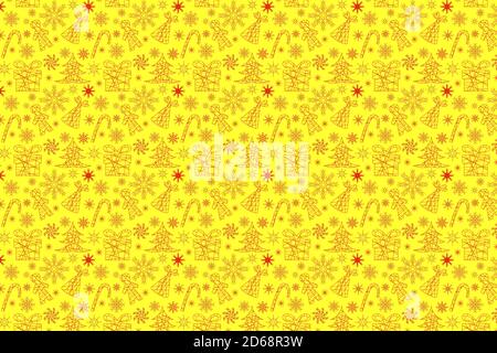 Tablecloth Christmas tree seamless pattern for wrapping paper or fabric ...