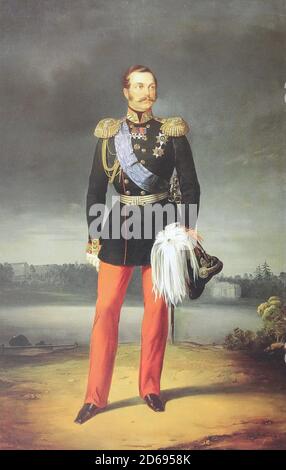 Alexander II coronation portrait Stock Photo - Alamy