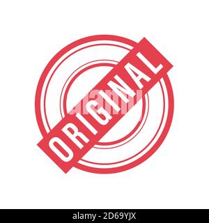 genuine sign. genuine round vintage retro label. genuine Stock Vector ...