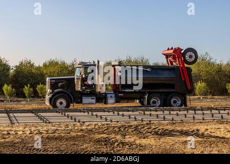 at the re-route of Highway 132 in Modesto California USA Stock Photo ...