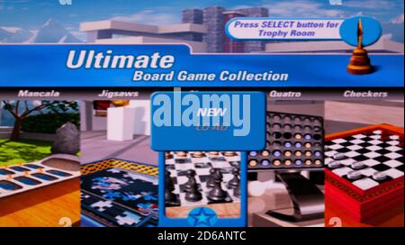 Ultimate Board Game Collection - Sony Playstation 2 PS2 - Editorial use ...