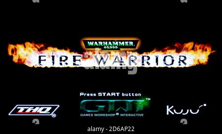 Warhammer 40,000 - Fire Warrior - Sony Playstation 2 PS2 - Editorial ...