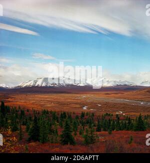 The Denali Massif in Alaska Stock Photo - Alamy