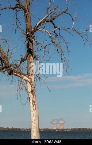 Monroe, Michigan - DTE Energy's Monroe Power Plant, the second-largest ...