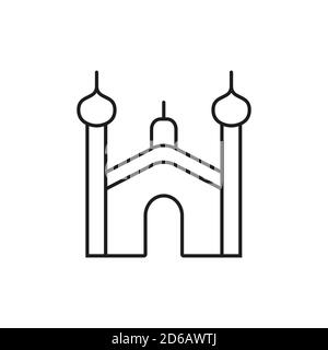 Mosque Pixel art. Islamic religious temple 8 bit. Vector illustration ...