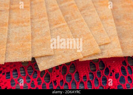 A pack of rectangular chips. Rectangular chips Stock Photo - Alamy