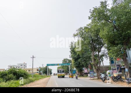 Pileru, Andhra Pradesh, India - October 03,2020 :The beautiful view of ...