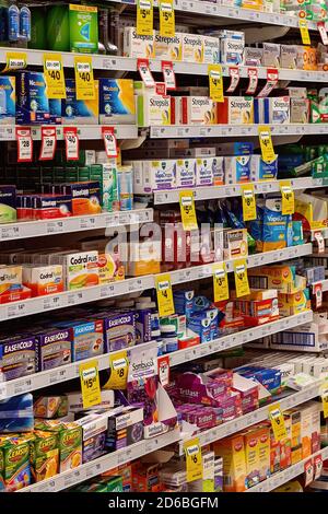 Walkerston, Queensland, Australia - February 2020: A truck delivering ...