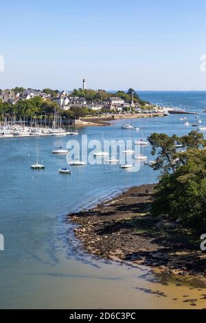 Benodet (Brittany, north-western France): overview of the Odet river ...