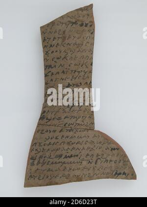 Ostrakon with Biblical Text, Coptic, 600 Stock Photo - Alamy