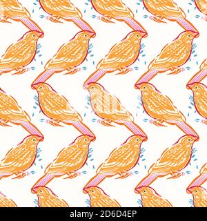 Stylized red bird on off-white background Stock Vector Image & Art - Alamy