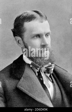 Willliam James. Portrait of the American philosopher and psychologist ...