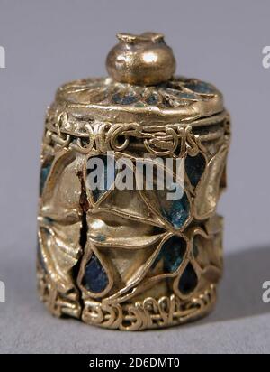 Byzantine reliquary of 10th century. Religious item brought from the ...