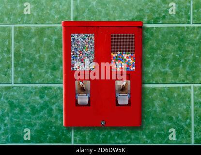 Chewing gum machines Stock Photo - Alamy