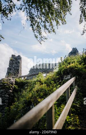 Werdenfels castle ruins, Garmisch-Partenkirchen, Werdenfelser Land ...