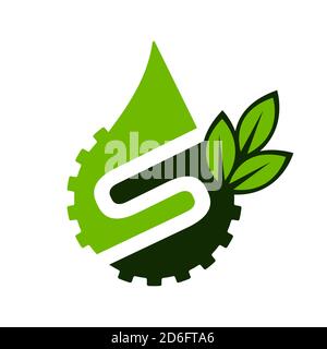 creative letter R with oil gas and energy concept Stock Vector Image ...