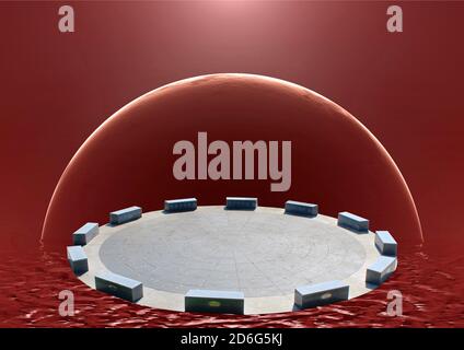 Star-Disc is a stone circle and celestial amphitheatre usually to be ...