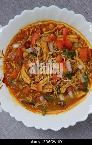 Spicy Misal Pav or usal Pav is a traditional snack or Chaat food from ...