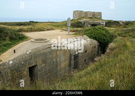 The fortification by the city of Fécamp in Normandy in France made ...