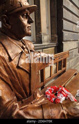General Stanislaw Maczek statue, Polish Tank Commander of World War 11 ...