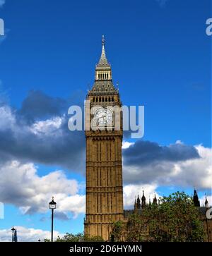 London , England. Famous Big Ban , Gothic architecture Stock Photo - Alamy