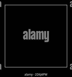 Square simple border with white background Stock Photo - Alamy