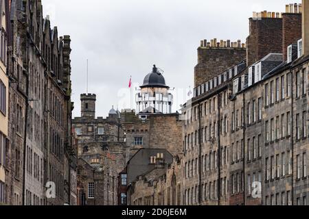 Tenements of Edinburgh's Old Town in Blair Street Stock Photo - Alamy