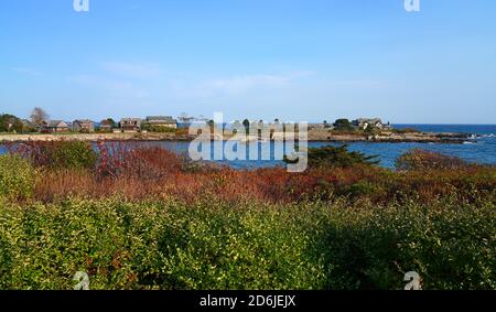 KENNEBUNKPORT, ME -10 OCT 2020- View of the Bush family compound at ...