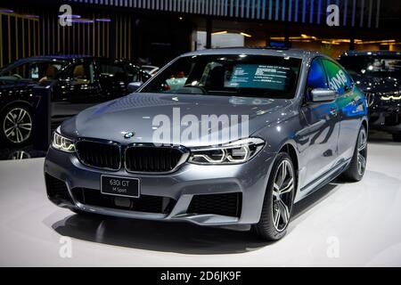 BMW 630i GT M Sport car on display at THE 41st BANGKOK INTERNATIONAL ...