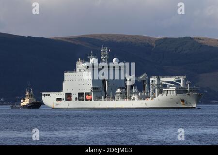 MV Asterix, a supply vessel on temporary charge of the Royal Canadian ...