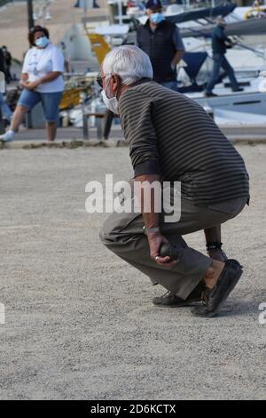 Cavalaire sur mer- Pytheas TL old ship, fishing net, Harbour, sailors ...
