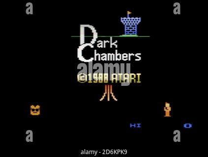 Dark Chambers - Atari 2600 VCS Videogame - Editorial use only Stock Photo - Alamy