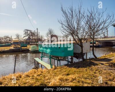 Klaipeda, Lithuania - April 6, 2018: Poor district in the suburbs of ...