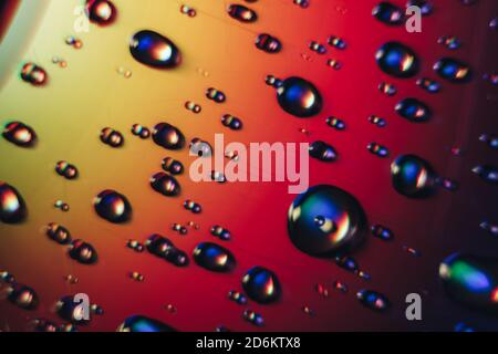 Beautiful abstraction multi colored water drop. Background pattern for ...