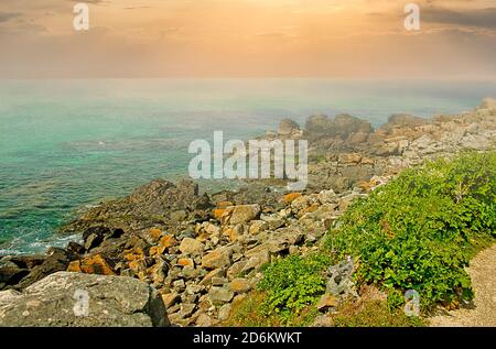 Cornish seascapes sea views Stock Photo - Alamy