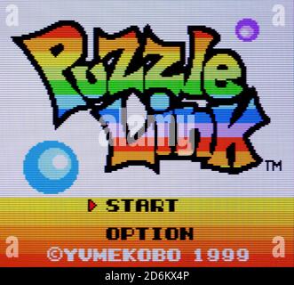 Puzzle Link 2 - Neo Geo Pocket Color Videogame - Editorial use only ...