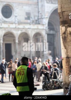 Cremona, Lombardy, Italy - October 18th 2020 - Nougat Torrone festival ...