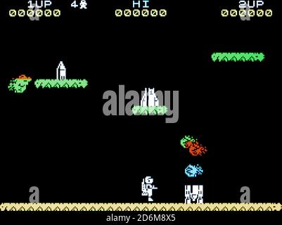 Jetpac - Sinclair ZX Spectrum Videogame - Editorial use only Stock ...