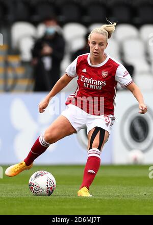 Borehamwood, UK. 18th Oct, 2020. #3 Lotte Wubben-Moy (Arsenal Women ...