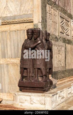 The Tetrarchs - a Porphyry Sculpture of four Roman Emperors, Sacked ...