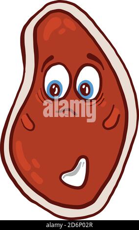 tasty sliced pepperoni cartoon vector illustration Stock Vector Image ...